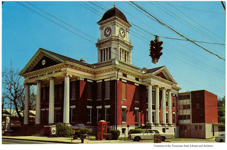 Washington County Courthouse, after 1950 – Washington County, Tennessee ...